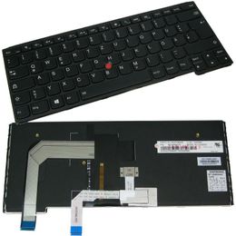 TRADESHOP Original Laptop-Tastatur mit Hintergrundbeleuchtung, Trackpoint / Notebook Keyboard Deutsch qwertz ersetzt ibm Lenovo Thinkpad Yoga 00UR212 00UR264