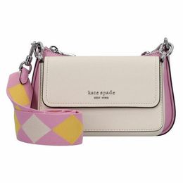 Kate Spade New York Umhängetasche Leder 20.5 cm parchment multi