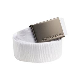 Urban Classics Hüftgürtel Urban Classics Unisex Canvas Belt, weiß