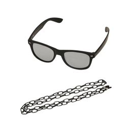 Urban Classics Sonnenbrille Urban Classics Unisex Sunglasses Likoma Mirror With Chain, schwarz