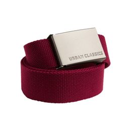 Urban Classics Hüftgürtel Urban Classics Unisex Canvas Belt, rot