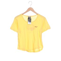 Jack Wolfskin Damen T-Shirt, gelb, Gr. 42