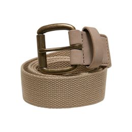 Urban Classics Hüftgürtel Urban Classics Unisex Eyelet Canvas Belt, beige