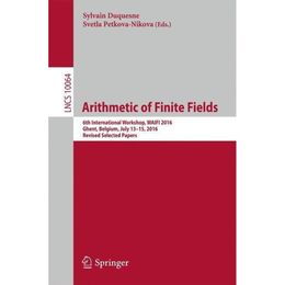 Springer International Publishing Arithmetic of Finite Fields, Kartoniert (TB)