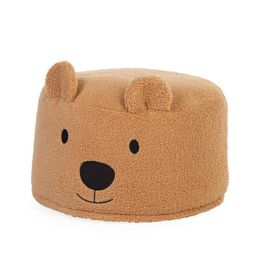 Childhome Pouf TEDDY BÄR (40x40x25) in braun