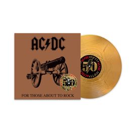 For Those About To Rock (Limited Gold Vinyl) - AC/DC. (LP)