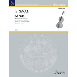 Sonata C-Dur aus op. 40. Violoncello und Klavier., Geheftet
