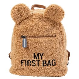 Childhome Kinderrucksack MY FIRST BAG TEDDY (20x8x24) in braun