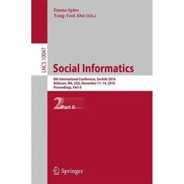 Social Informatics, Kartoniert (TB)
