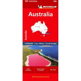 Michelin Australien, Karte (im Sinne von Landkarte)