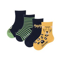 Sterntaler - Socken CROCO & LEO 4er Pack in marine, Gr.18