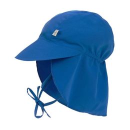 Lässig LÄSSIG - Schirmmütze SUN PROTECTION mit Nackenschutz in blue, Gr.43-45