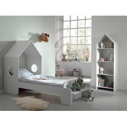 Jugendzimmer-Set Vipack "Casami" Schlafzimmermöbel-Sets Gr. B/H: 90 cm x 200 cm, weiß Baby Komplett-Kinderzimmer