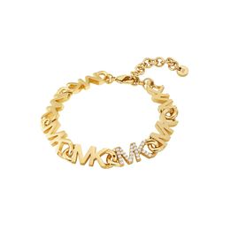 Armband Michael Kors "PREMIUM, MKJ7953710" Armbänder Gr. Metall, goldfarben (gelbgoldfarben, kristallweiß, kristallweiß) Damen Trachtenmode