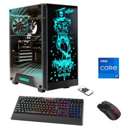 Hyrican Gaming-PC "Rockstar 7153" Computer Gr. Microsoft Windows 11 Home (64 Bit), 16 GB RAM 1000 GB SSD, schwarz Gaming PCs