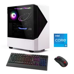 Hyrican Gaming-PC "Horizon 7134" Computer Gr. Microsoft Windows 11 Home (64 Bit), 16 GB RAM 1000 GB SSD, schwarz-weiß (weiß, schwarz) Gaming PCs