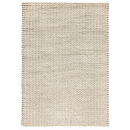 Hochflor-Teppich Dekowe "Enja" Teppiche Gr. B/L: 130 cm x 190 cm, 25 mm, 1 St., beige (cream) Schurwollteppiche