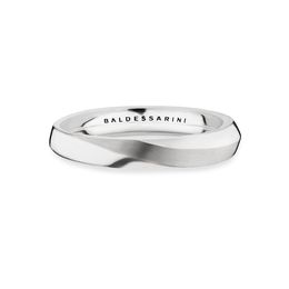 Silberring Baldessarini "Schmuck Geschenk, Herrenring Silber 925" Fingerringe Gr. 58, Silber 925 (Sterlingsilber), silberfarben (silberfarben, schwarz) Herren Fingerringe