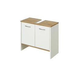 Waschbeckenunterschrank Sina - weiß - 62 cm - 54 cm - 28 cm - Sconto