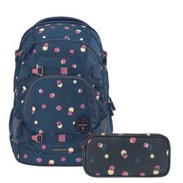 Coocazoo Schulranzen Schulrucksack-Set MATE Bubble Dreams 2-teilig (Rucksack