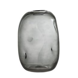Bloomingville Tischvase Vinda Grau Glas