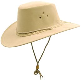 Outbacker Cowboyhut Cowboyhut- Strandhut mit Kinnband- Sonnenschutz für Jungen und Mädchen