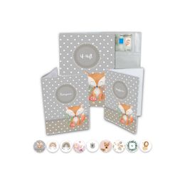 Minilino Mutterpass-Hülle Minilino U Heft Hülle 3-teiliges Premium Set + Impf- & Reisepasshülle