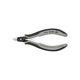 Knipex Seitenschneider Präzisions-Elektronik-Seitenschneider Länge 125 mm Form 6 Facette nein poliert
