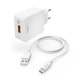 Hama Schnellladegerät mit Ladekabel USB-C