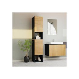 GARLIVO Badezimmer-Set Badezimmerschrank GLC2