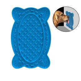 Bizaical Antischlingnapf Silikon Schleckmatte für Hunde Katze Leckmatte Hund Langsamer Feeder