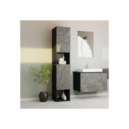 GARLIVO Badezimmer-Set Badezimmerschrank GLC2