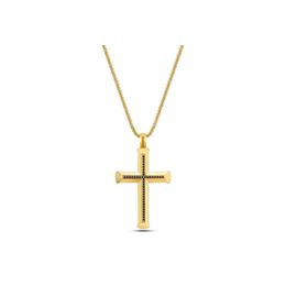 Police Collier Geometric Metal Goldfarben