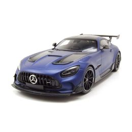 Minichamps Modellauto Mercedes AMG GT Black Series 2020 matt blau metallic Modellauto 1:18