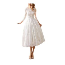 AFAZ New Trading UG 2-in-1-Kleid Damen-Spitzen-Schlankes Prinzessinnenkleid