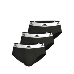 adidas Sportswear Slip "Active Flex Cotton" (3er-Pack) Real Cool Cotton, schnell trocknend, guter Feuchtigkeitstransport, schwarz