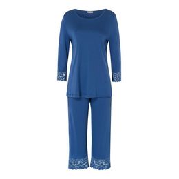 Hanro Pyjama 3/4 Arm Moments (2 tlg) schlafanzug schlafmode bequem