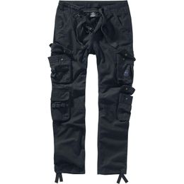 Brandit Pure Vintage Trouser Slim Cargohose schwarz in XL