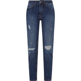 2Y Premium Bequeme Jeans Herren 2Y Destroyed Slim Fit Denim (1-tlg), blau