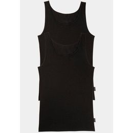 Sloggi Unterhemd men 24/7 SH 02 Vest 2P (Packung, 2-St) Achselhemd, Tank-Top, schwarz