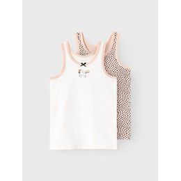 name it Unterhemd NMFTANK TOP 2P EVENING SAND HEARTS NOOS (Packung, 2-St), rosa