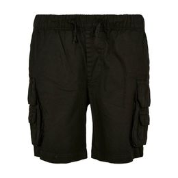 Urban Classics Cargohose Herren Boys Double Pocket Cargo Shorts (1-tlg), schwarz