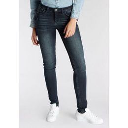 Arizona Skinny-fit-Jeans Normale Leibhöhe, blau