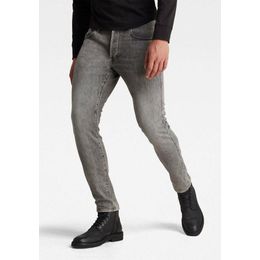 G-Star Raw Slim-fit-Jeans 3301 Slim mit toller Waschung und Elasthan, grau