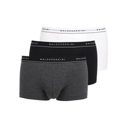 Baldessarini Retro Pants Short Pants 3er Pack (Set, 3-St., 3 Tlg) mit Logo-Bund, grau