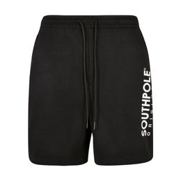 Southpole Stoffhose Southpole Herren Southpole Basic Sweat Shorts (1-tlg), schwarz