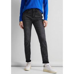 Street One Slim-fit-Jeans im Fünf-Pocket-Stil, schwarz