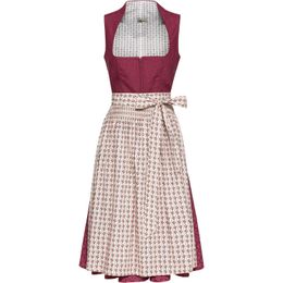 Almsach Midi-Dirndl Weinrot (Gr&ouml;&szlig;e: 36)