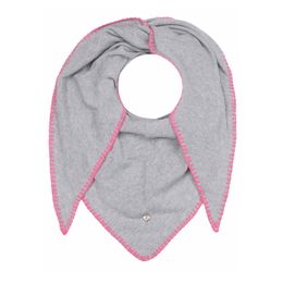 Dreieckstuch Zwillingsherz "Bella" pink (grau, pink) Damen Modetücher Dreieckstücher