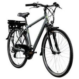 Zündapp Zündapp E-Bike Trekking Z802 Herren 28 Zoll RH 48cm 21-Gang 374 Wh grau grün